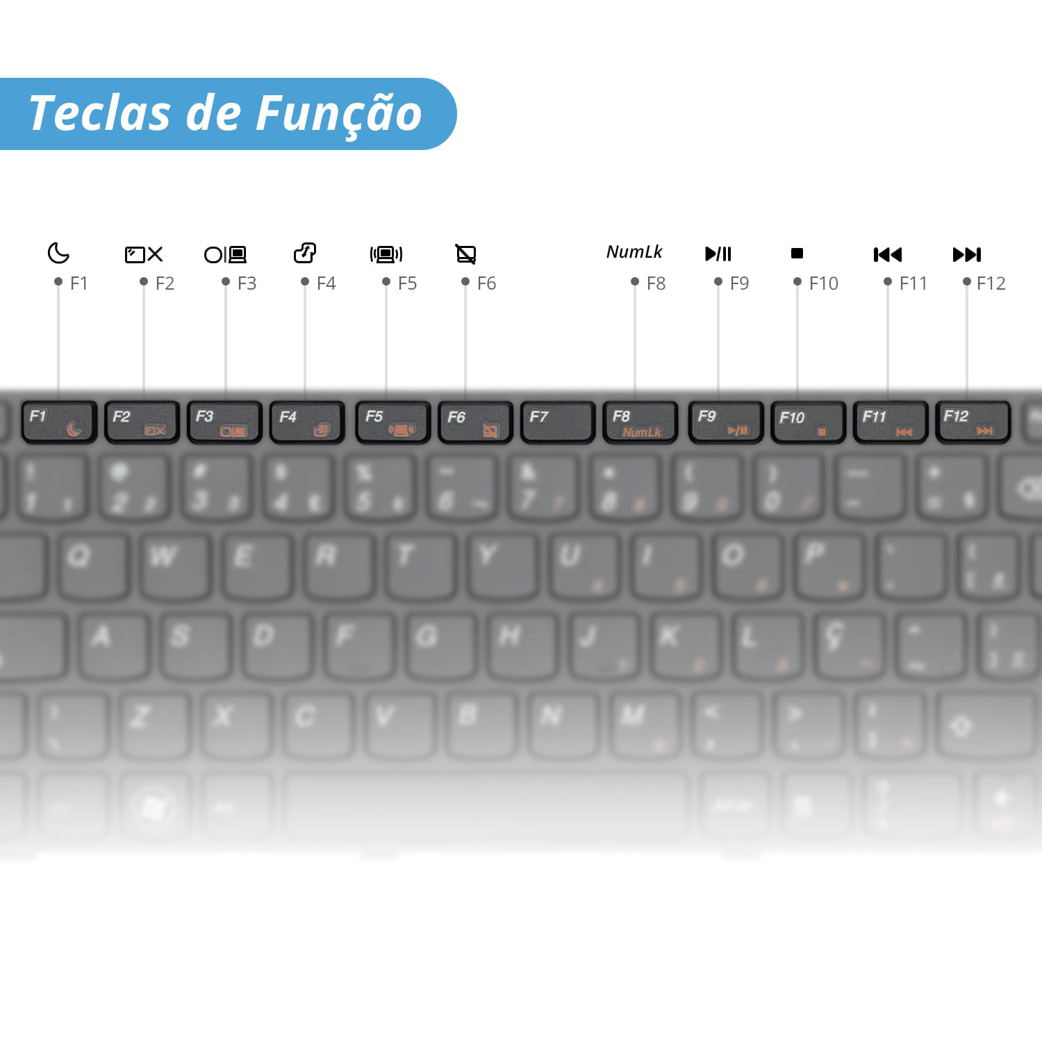 Teclado para Notebook Lenovo IdeaPad Z465 - BB Baterias