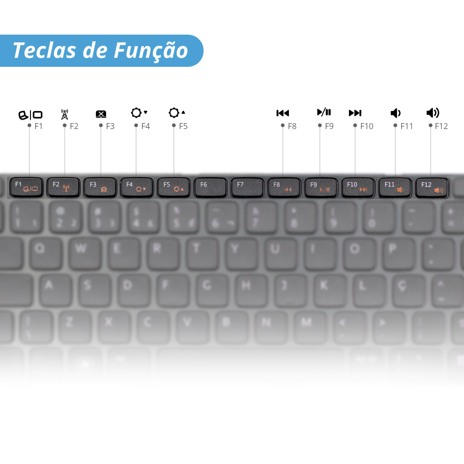 Teclado para Notebook Dell P25F - BB Baterias