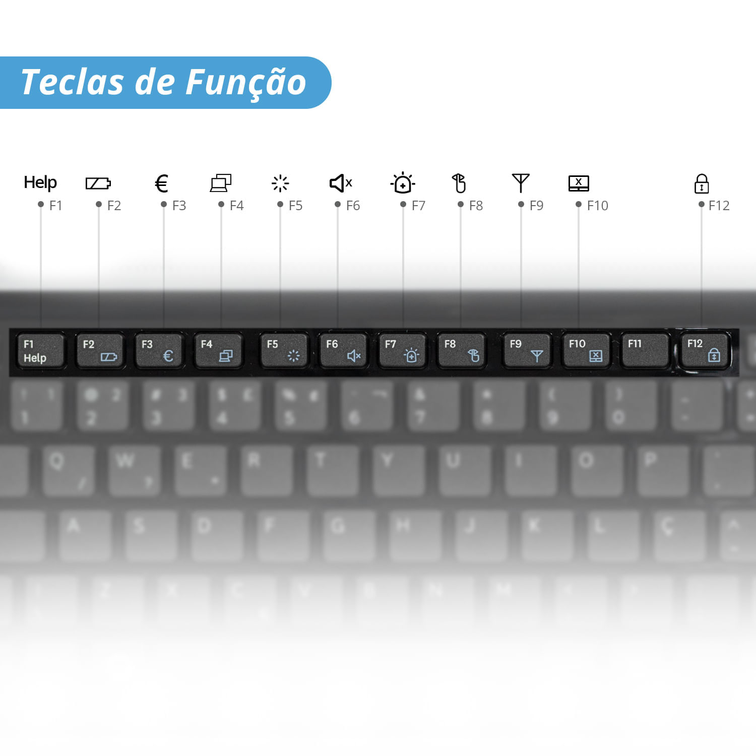 Teclado para Notebook Samsung NP-RC720-S01PL - BB Baterias
